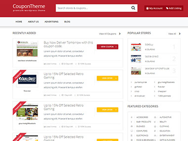 Coupon 13 theme for WordPress - Download Now