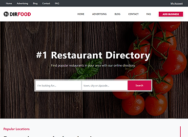 Restaurant Directory theme for WordPress - Try it now!