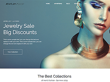 Jewelry Store - Shop Template for WordPress 2019