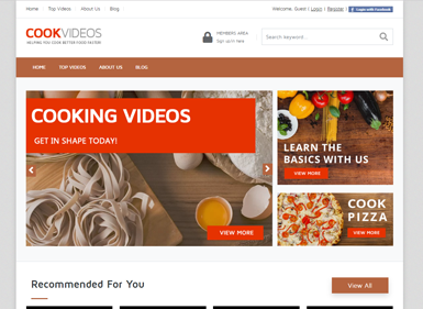 Cooking Tutorials theme for WordPress - Download Now