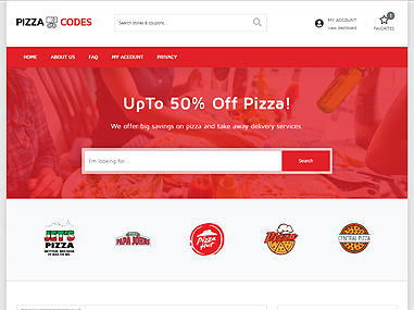 Pizza Coupon Code Website for WordPress - Download Now!