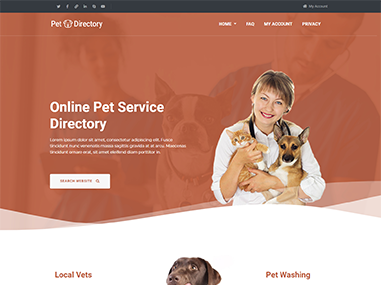 Pet Service Directory theme for WordPress - Download Now